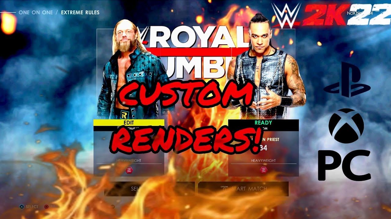 How to use Custom Renders on Alternative Attires (WWE 2K22) - YouTube