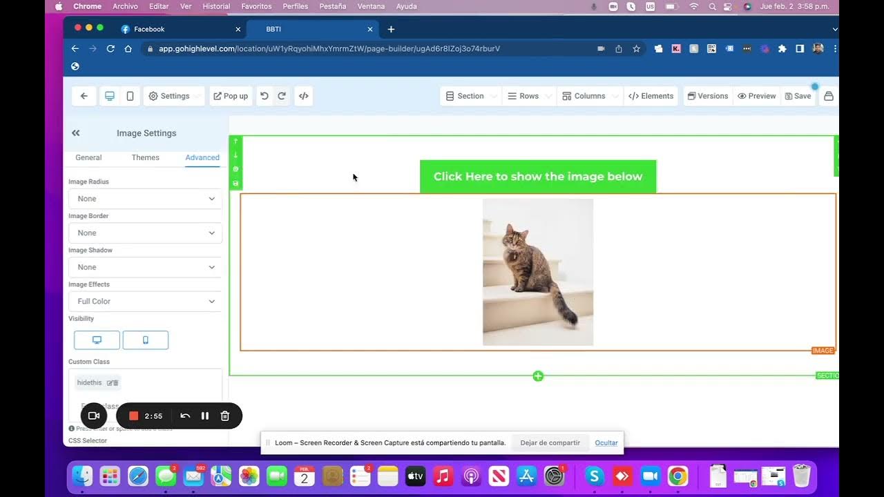GoHighlevel HOW-TO: Show Element Based on button Click - YouTube