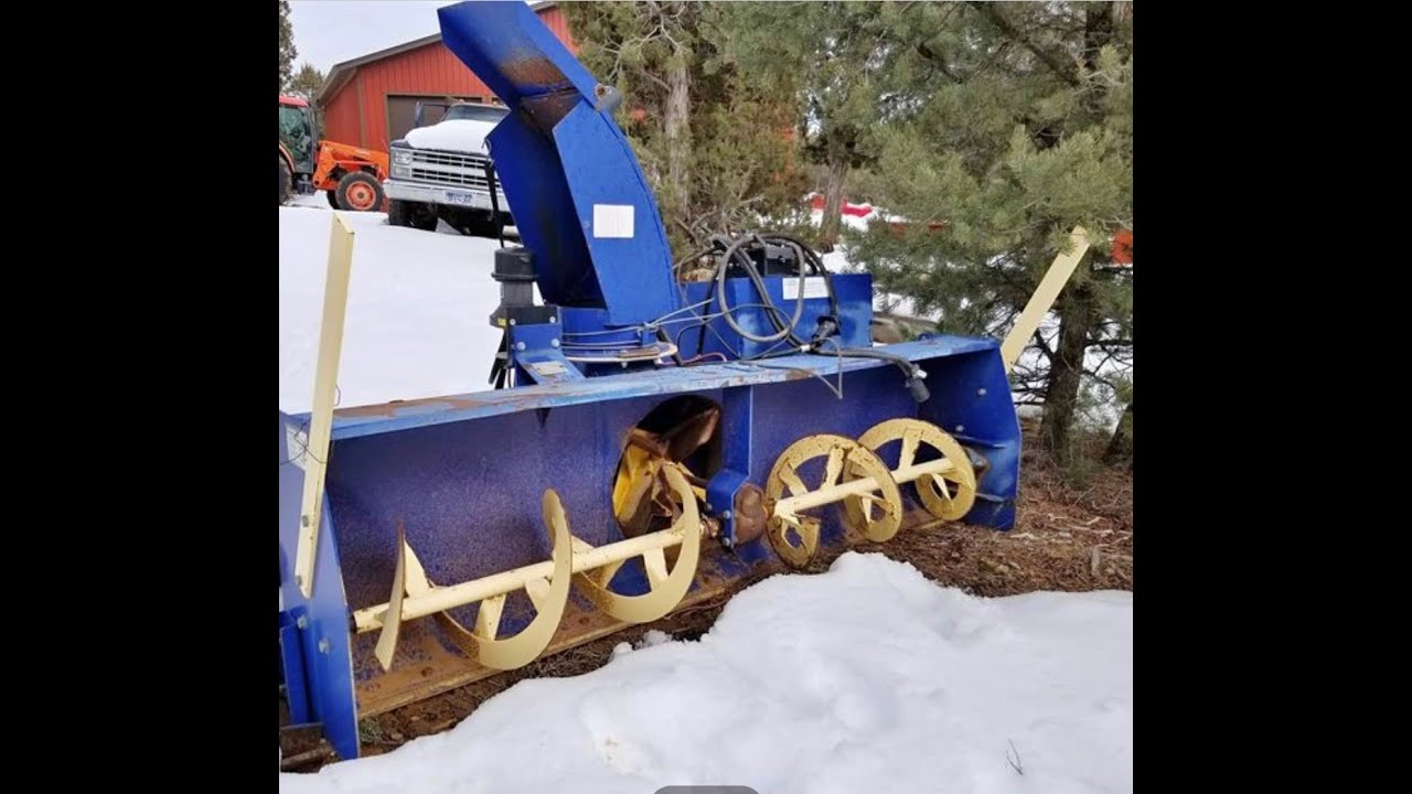 Self Powered Snowblower For A Pickup - YouTube