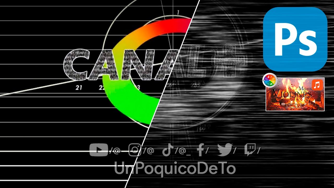 PHOTOSHOP / Tutorial / Efecto CODIFICADO DE CANAL PLUS @UnPoquicoDeTo ...