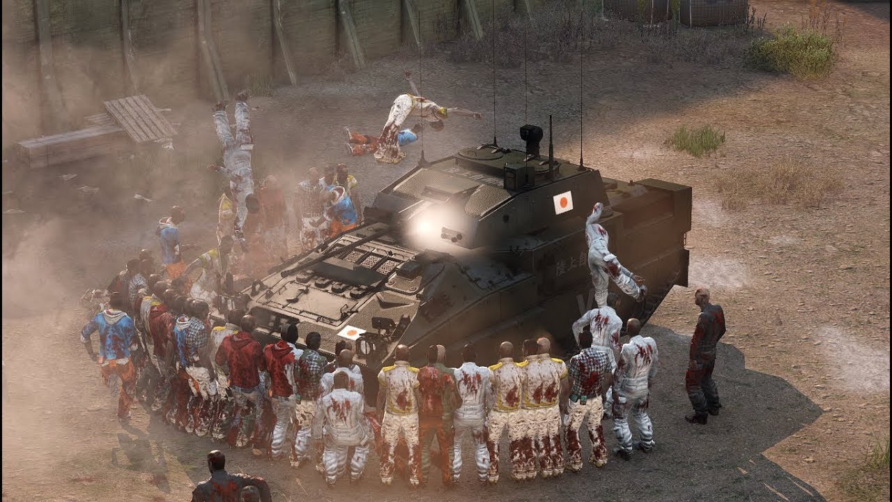 Korea-Japan | APC vs Zombies | ARMA 3 Zombie mod - YouTube