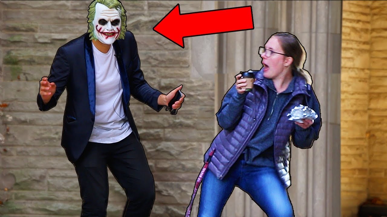 THE JOKER Scare Prank at School! - YouTube