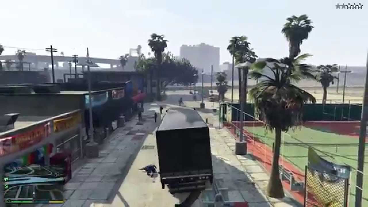 GTA 5 - Box Truck Beach & Boardwalk Chaos - YouTube