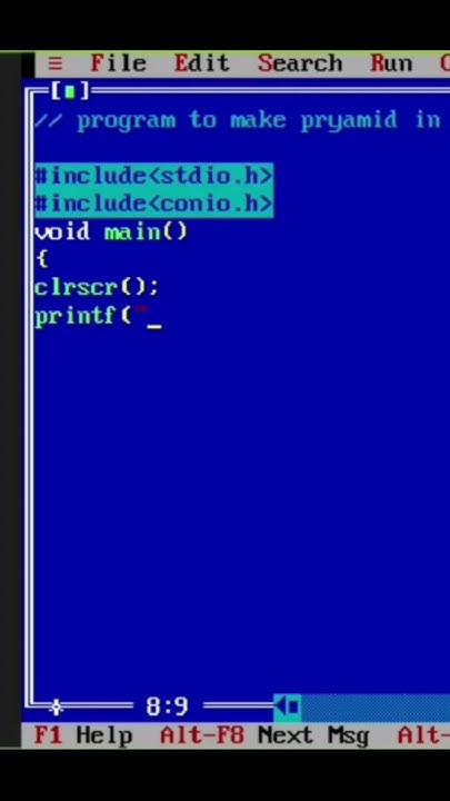 Program To Make Pyramid In C Programming Language Clanguage
