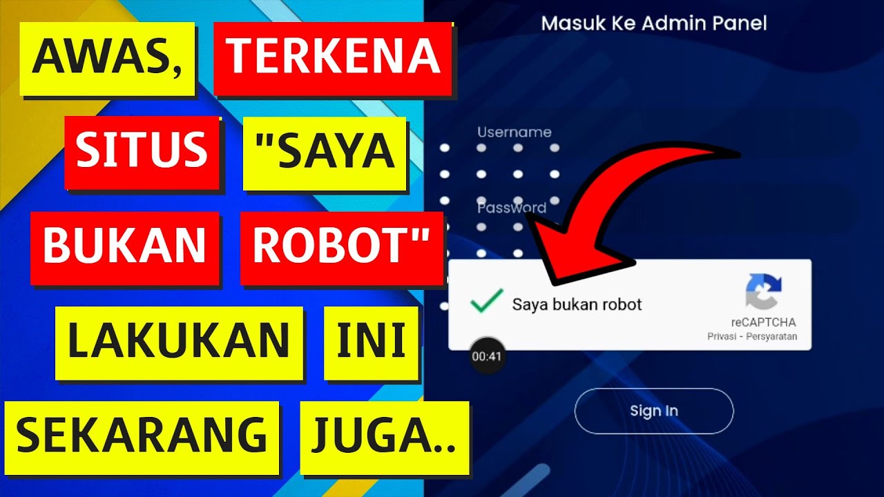 Saya Bukan Robot! - YouTube