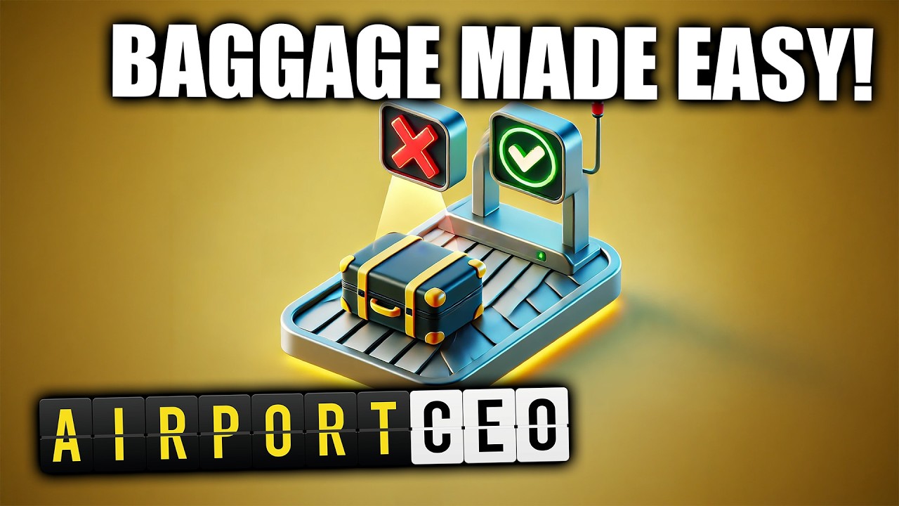 Airport CEO Baggage Systems: Everything You Need to Know! - YouTube
