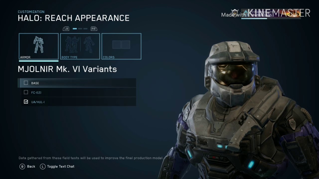 Halo Reach MCC armor customization - YouTube