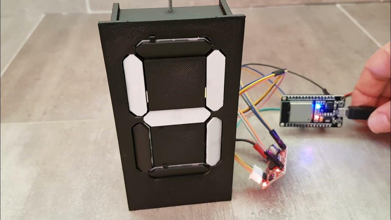 aeropic mechanical 7 segments display - YouTube