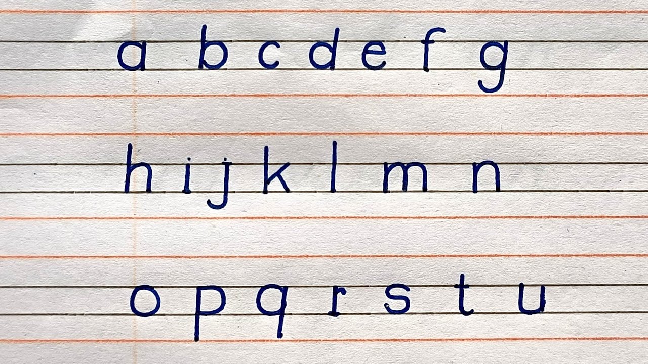 ABCD Alphabet Words Practice For Kids | How to improve your handwriting ...