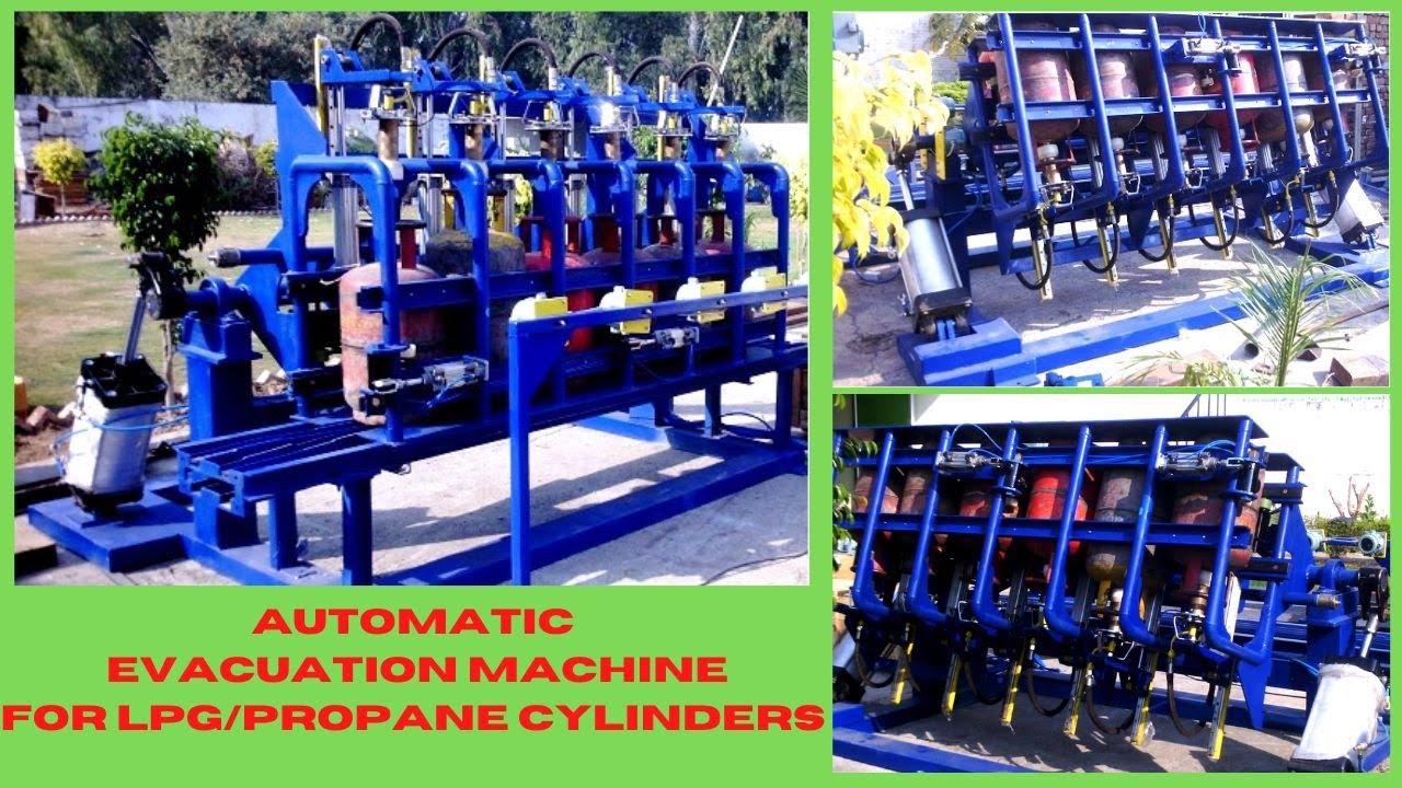 Evacuation Machine ! LPG Cylinder Evacuation Machine ! How To Empty LPG ...