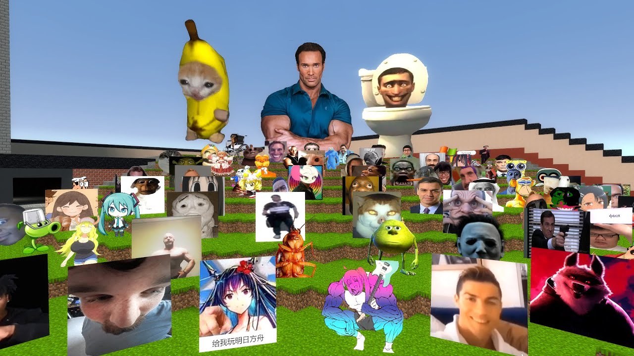 Nico's Nextbots In Ohio Minecraft Construct Garry's Mod ! - YouTube