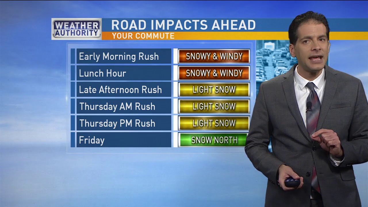Wed. Dec. 13, 2017 - Snow Event - WSTM NBC3 Today in CNY - YouTube