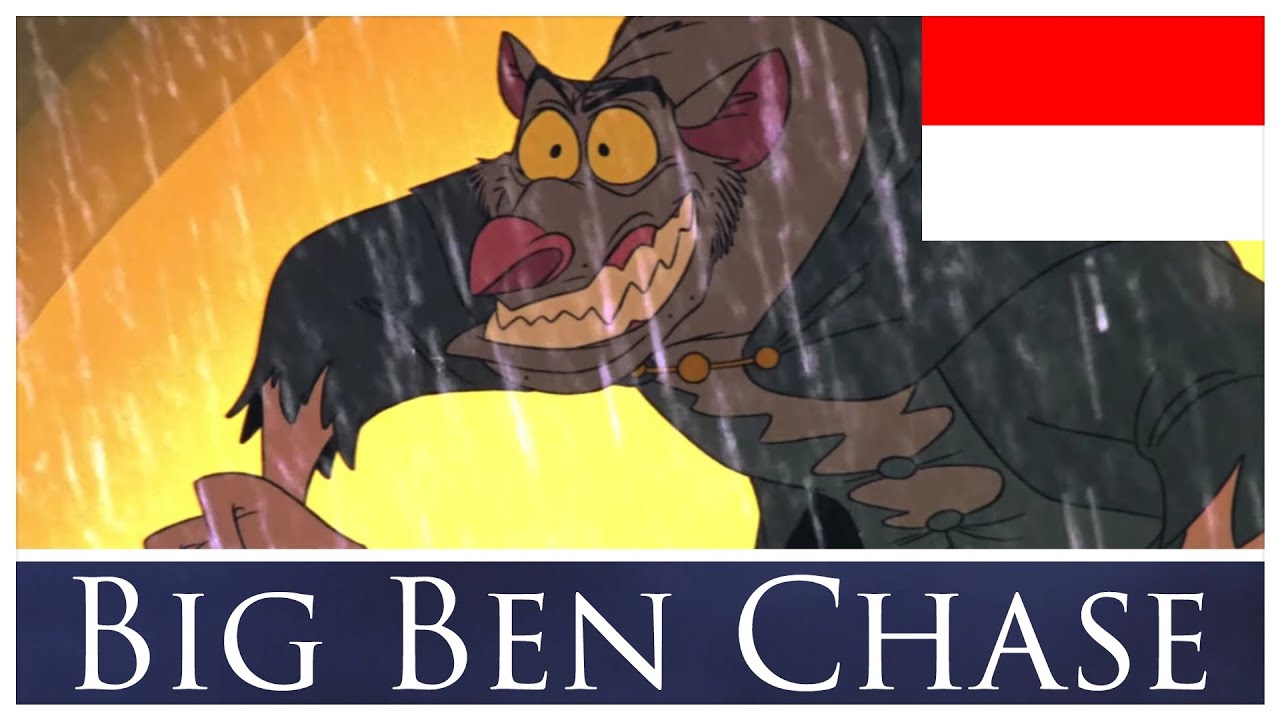 The Great Mouse Detective (1986) - Big Ben Chase | Indonesian (Bahasa Indonesia) - YouTube