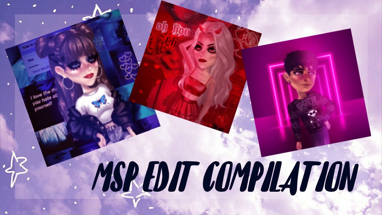 MSP EDIT COMPILATION | My msp drawings - YouTube