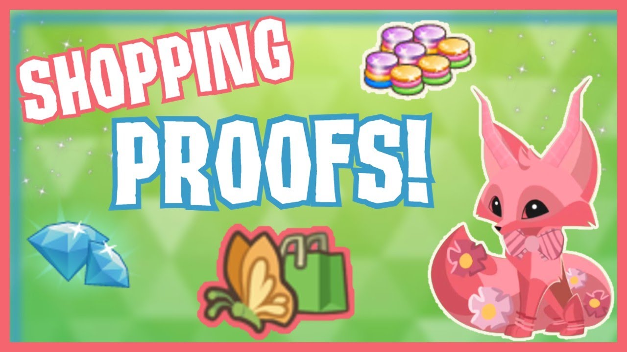Animal Jam: Shopping Proofs! - YouTube