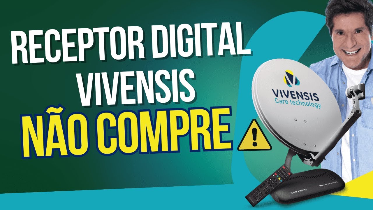 Receptor Digital Vivensis VX 10 Vale a pena ? MARKETING Forte mas Falta ...