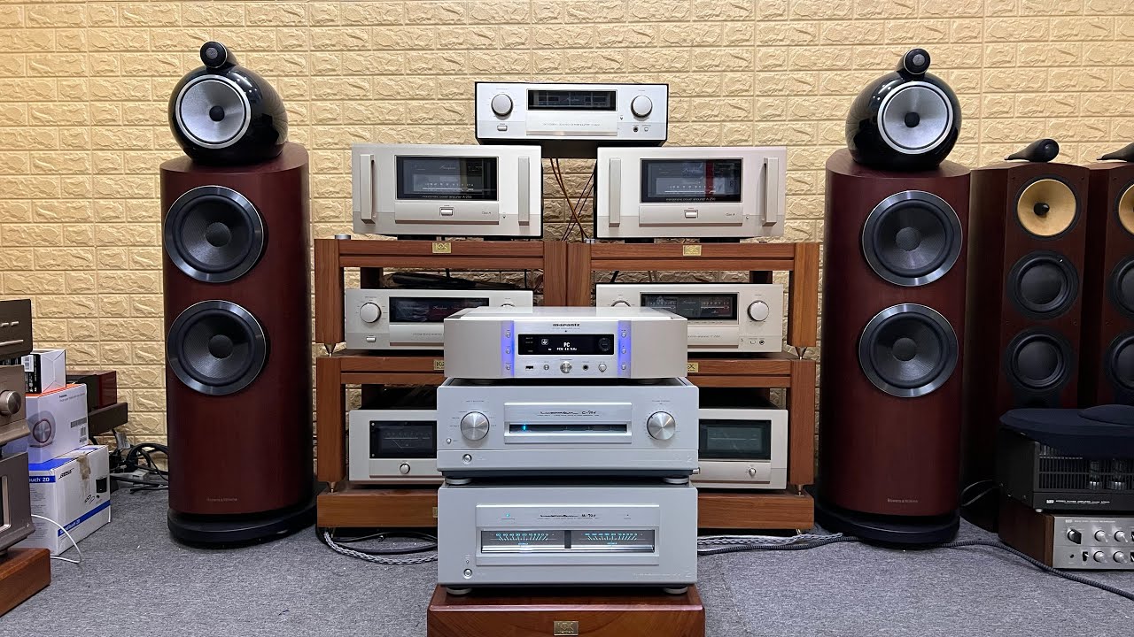 Pre/Pow Luxman C-70F/M-70F ghép B&W 802D3. Quá tuyệt vời. - YouTube