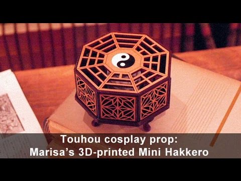 Touhou cosplay prop: Marisa’s 3D-printed Mini Hakkero - YouTube