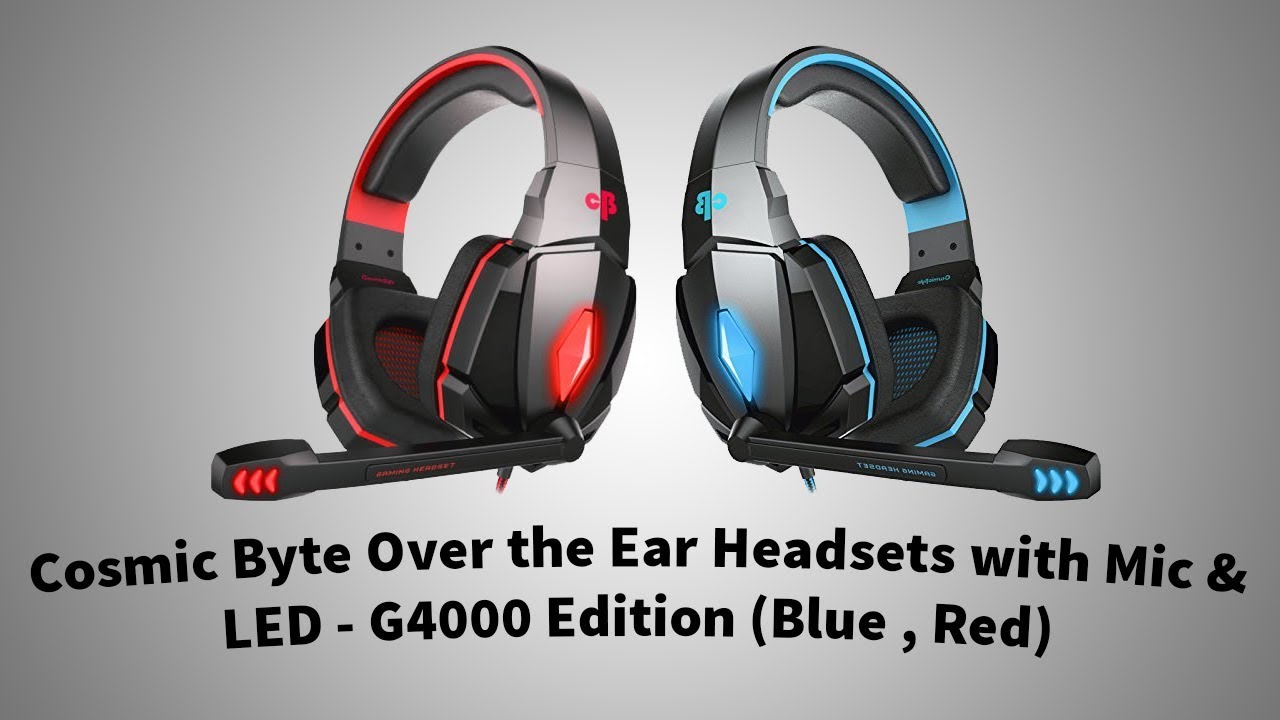 Unboxing Best & Cheap Gaming Headset With Mic Cosmic Byte G4000 Headset ...