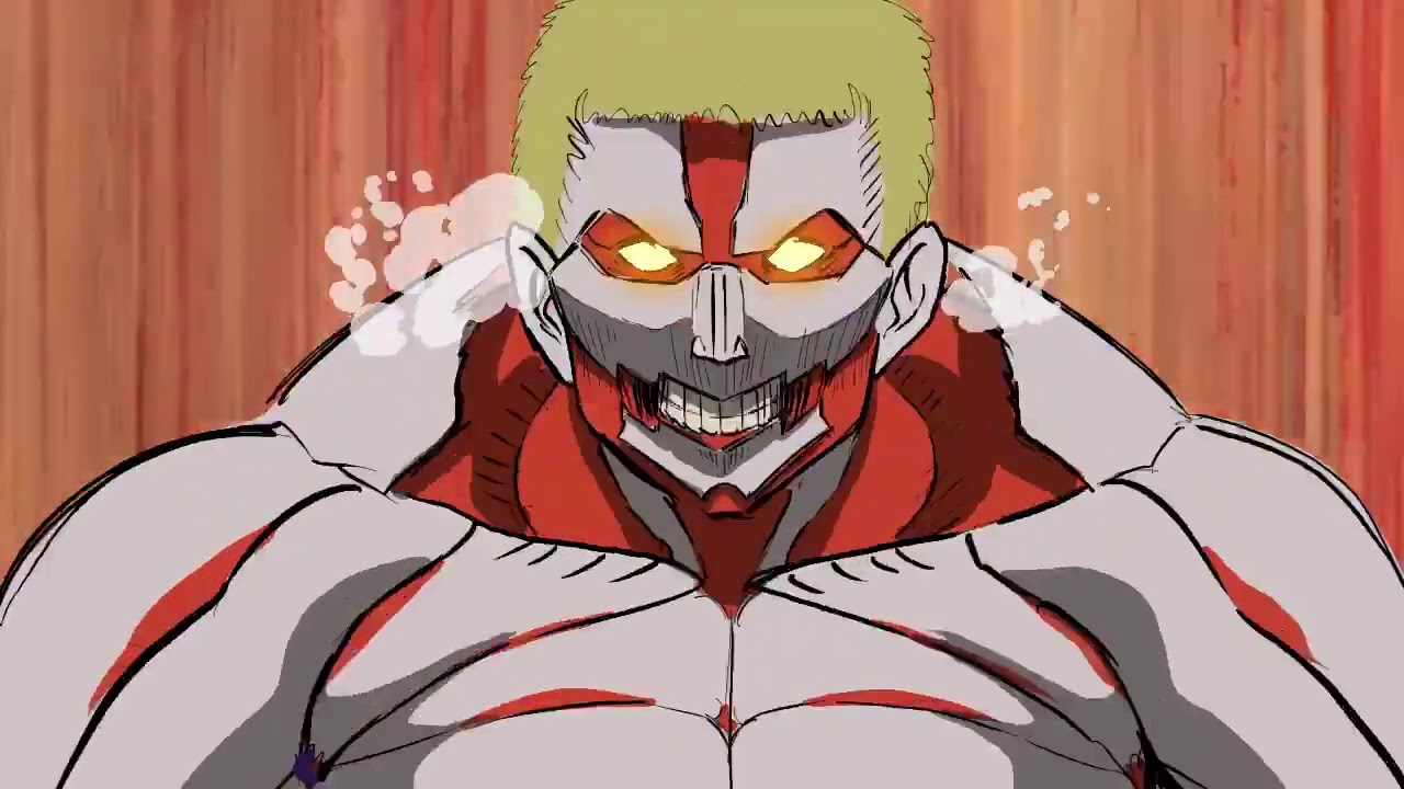 attack on titan fan animation reiner transformation - YouTube