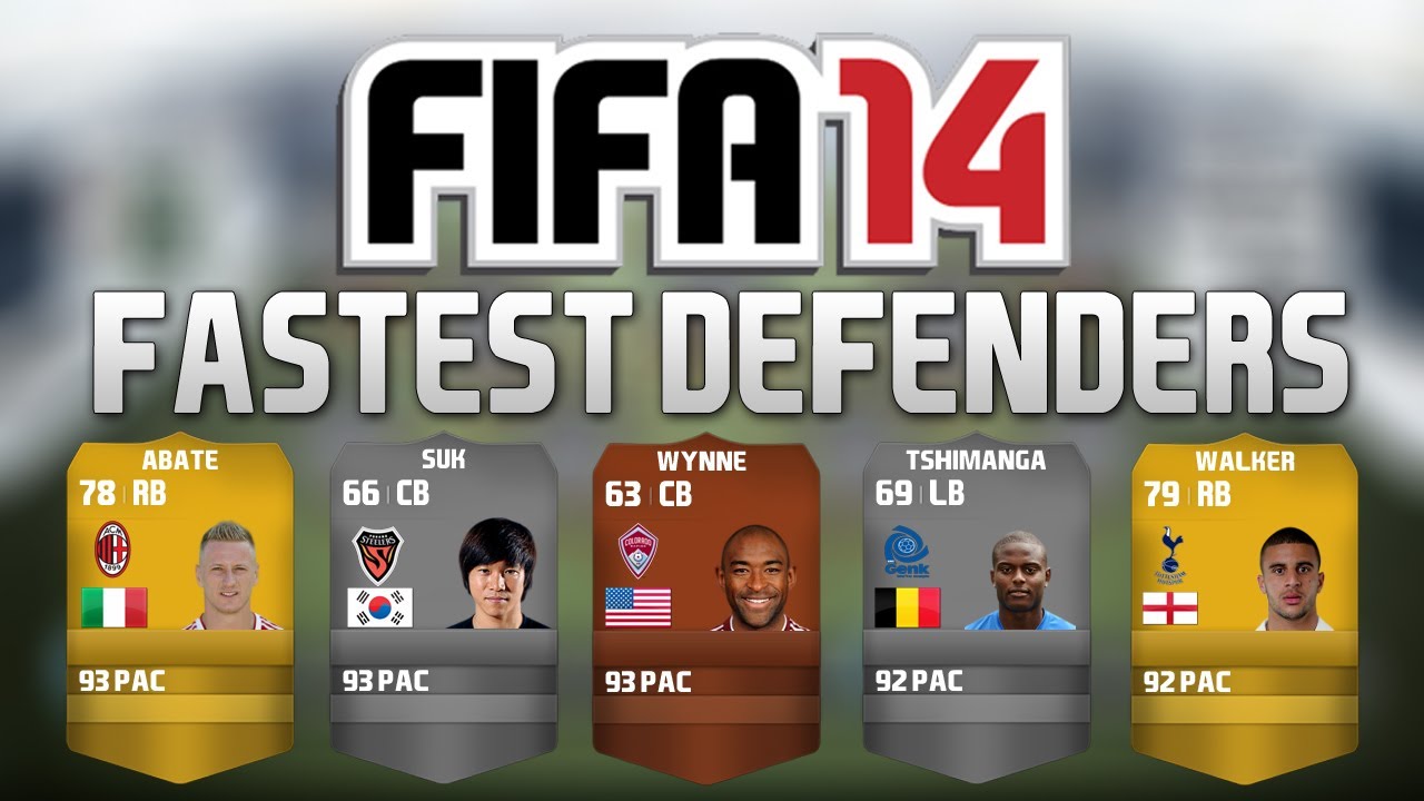 FIFA 14 Ultimate Team "THE FASTEST DEFENDERS!" - YouTube