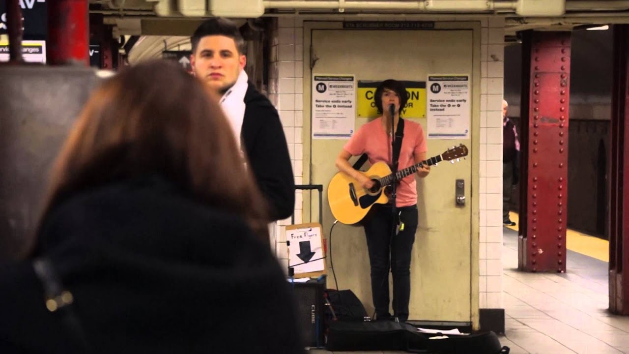 singing in the subway - YouTube