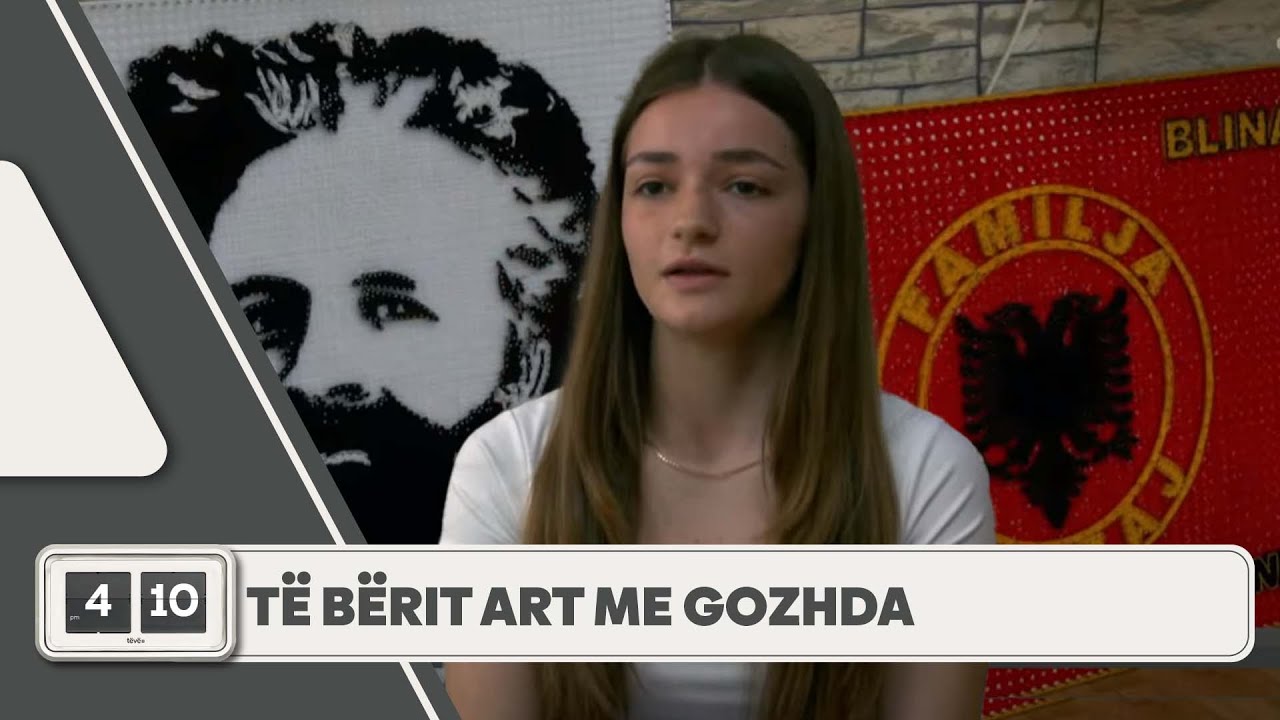 Të bërit art me gozhda, terapi e shpirtit për vajzën nga Suhareka - YouTube