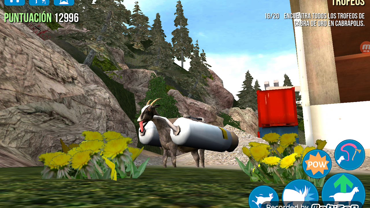 Goat simulator la impresionante cabra jet pack 8# - YouTube