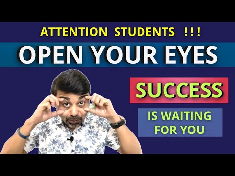 Students Open Your Eyes, Success is Waiting For You | Sunil Sawant ...