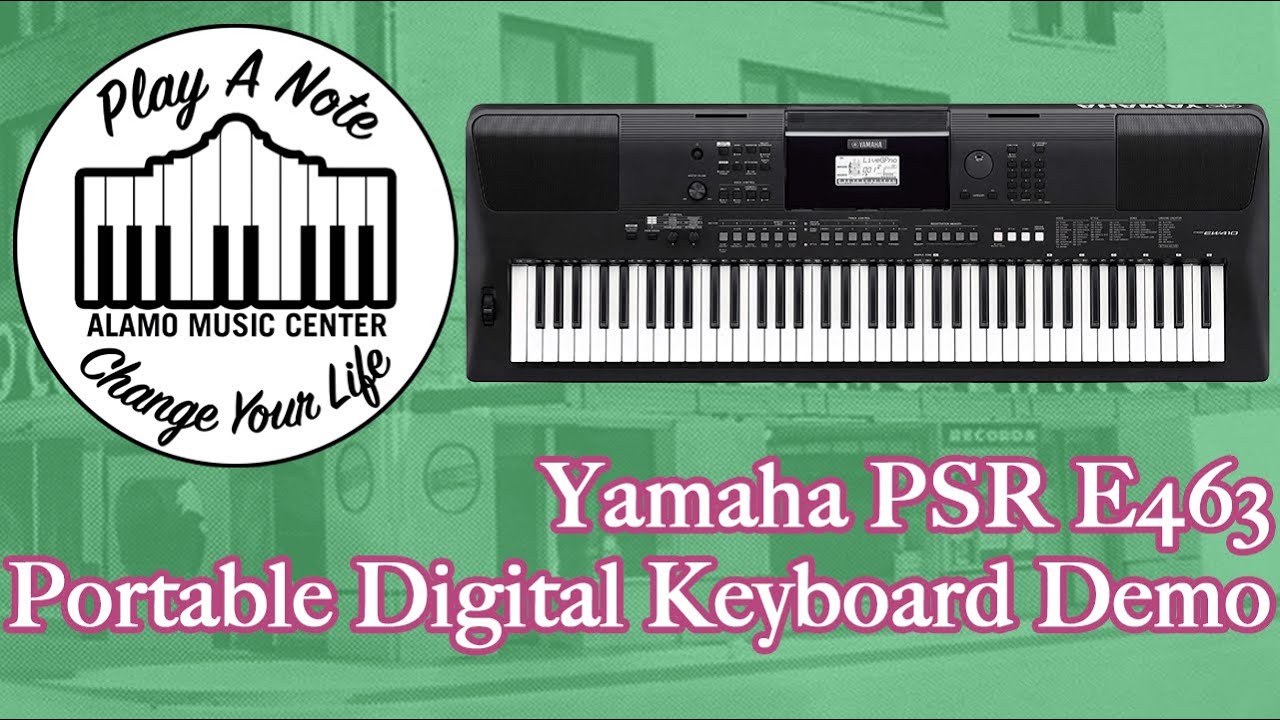 Yamaha PSR E463 - The Best Entry Level Keyboard? - YouTube