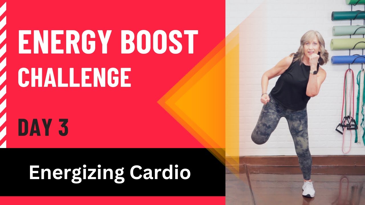 15-Min Cardio Workout for Energy | Full-Body Intervals | Day 3: Energy ...