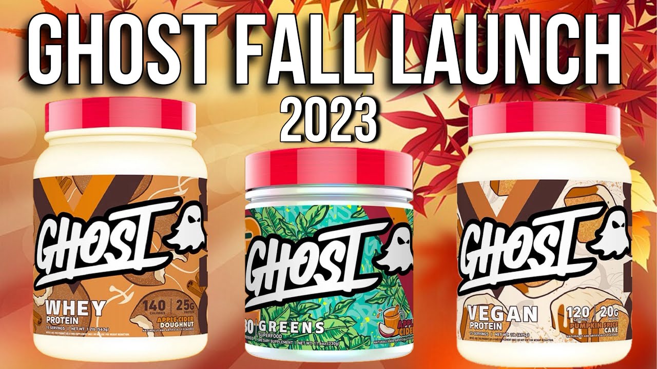 GHOST Fall Launch 2023 | Apple Cider Donut WHEY | Pumpkin Spice Cake ...