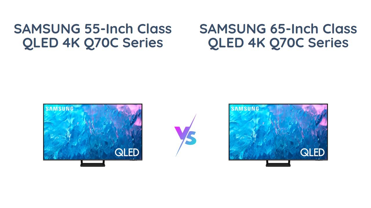 📺 55-Inch vs 65-Inch Samsung QLED 4K TVs! 🤩 - YouTube