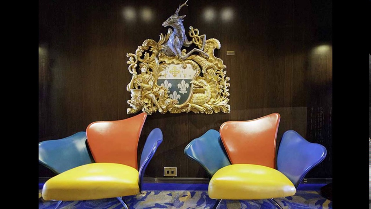 SS Rotterdam, Interior - YouTube