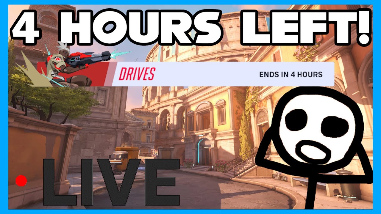 I HAVE 4 HOURS TO FINISH DRIVES 😭 | Overwatch 2 Season 18 Grind (Live ...