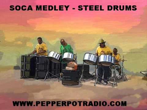 SOCA MEDLEY - STEEL DRUMS - YouTube