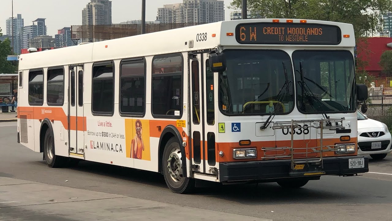 [RETIRED] MiWay - City Centre Transit Terminal (New Flyer D40LF 0338 ...