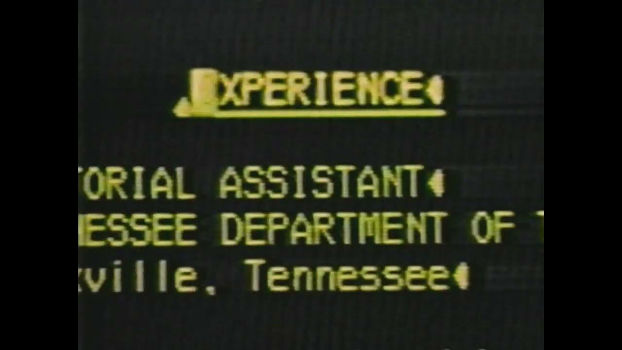 1987 Magnavox Videowriter Word Processor Commercial Youtube