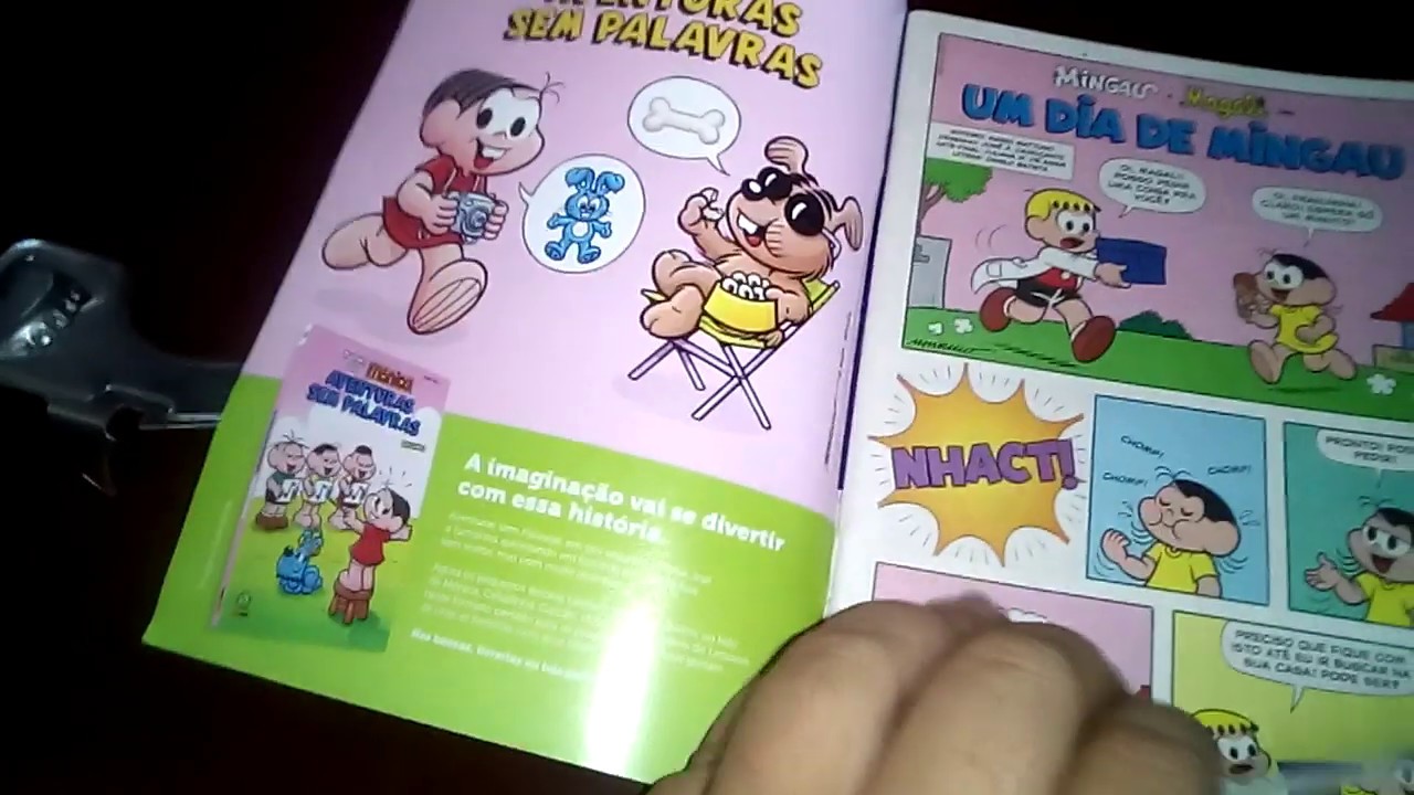 REVIW GIBI MAGALI TURMA DA MONICA REVISTA - YouTube