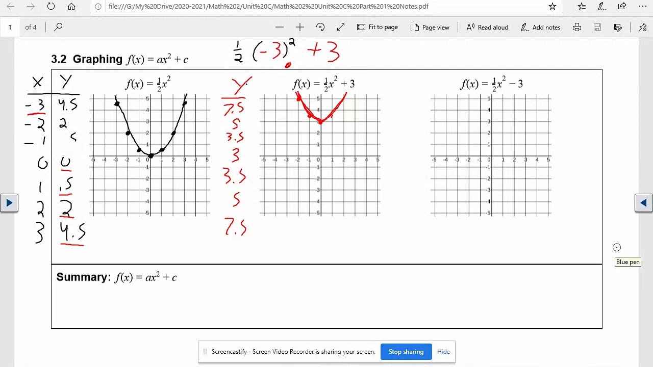Math 2 Lesson 3.2 - YouTube