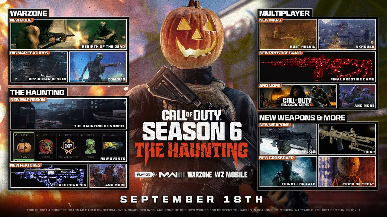 Modern Warfare 3 Season 6 Content, Roadmap & The Haunting… - YouTube