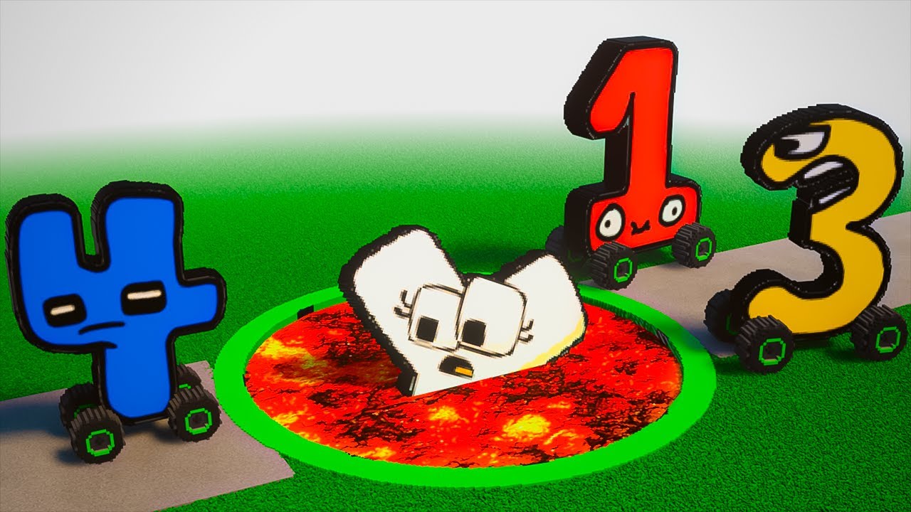 Number Lore CARS VS Lava Pit Vs Obstacle Course | TEARDOWN - YouTube