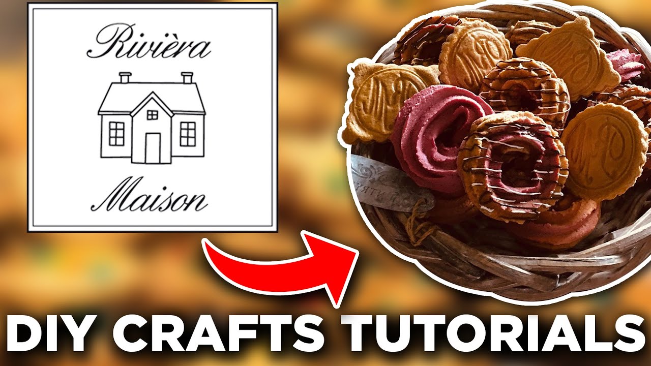 Salt dough RIVIERA MAISON COOKIES | Fake RM food home decoration recipe ...