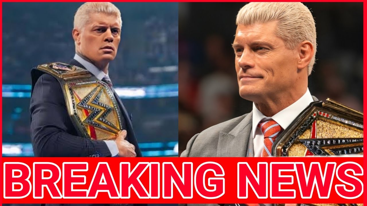 "Tears Flow as Cody Rhodes Delivers Emotional Message – WWE Fans ...