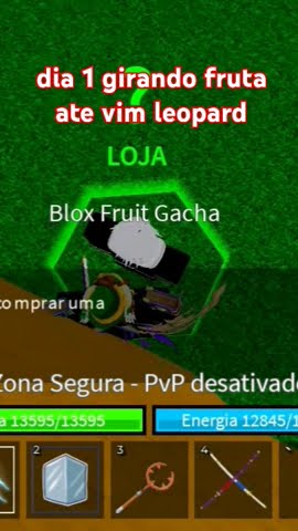 dia 1 girando fruta até vim leopard - YouTube