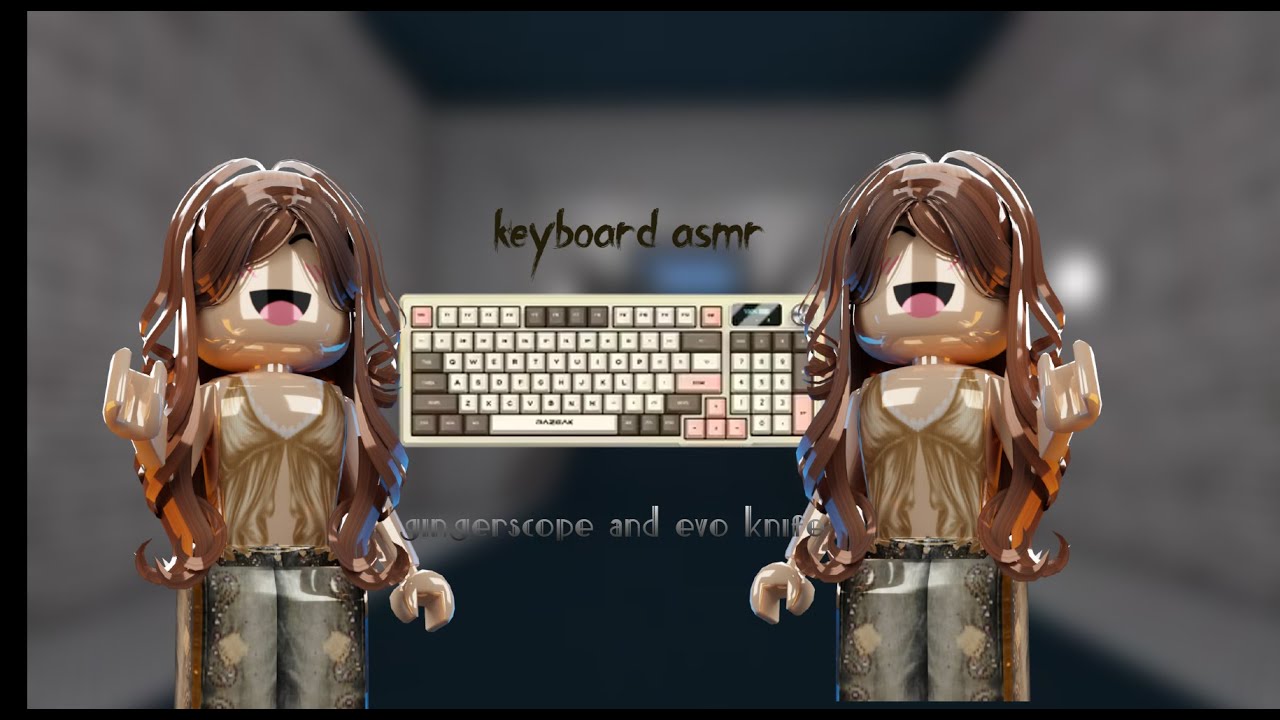 mm2 gingerscope and knife montage+keyboard asmr {roblox mm2} - YouTube
