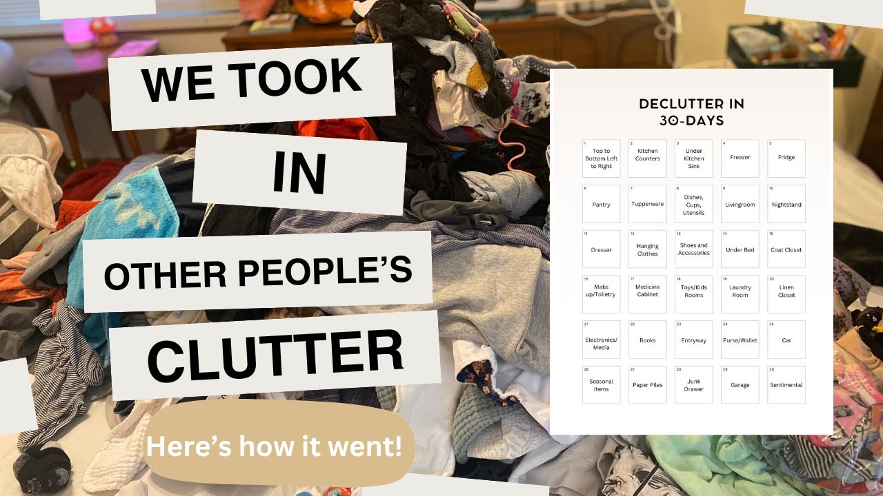 30 Days of Decluttering, 1000 Items Gone - YouTube
