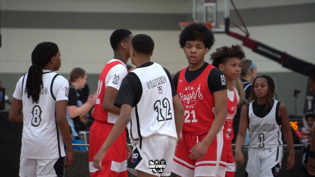 NEW HEIGHTS vs TEAM MELO (7th Grade) MADE HOOPS (Baltimore Convention ...