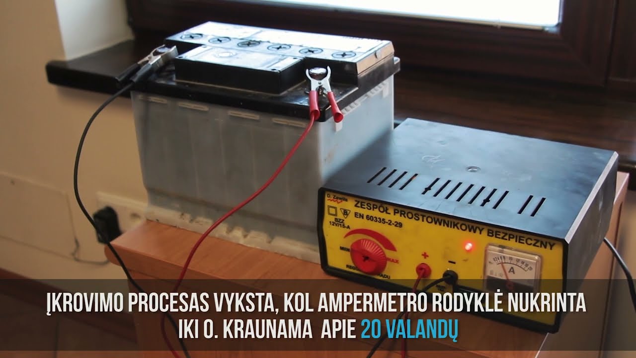 Akumuliatoriaus Krovimas - Kaip Įkrauti Akumuliatorių Namuose? | Akumai ...