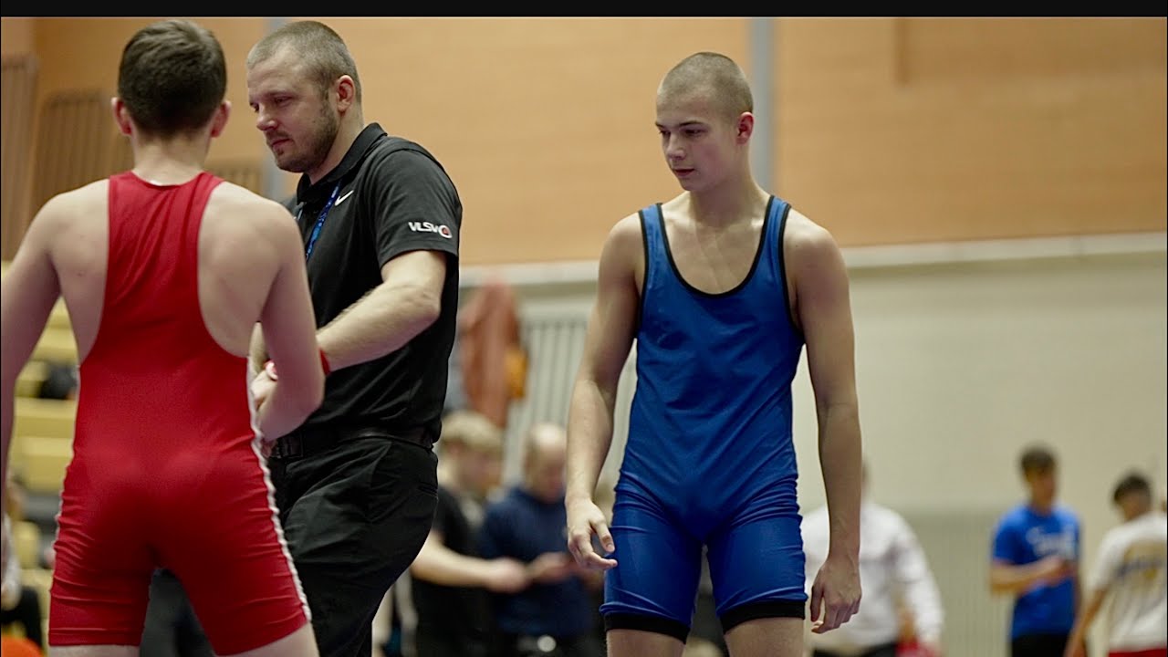 U17 M. Nemirovski (EST) vs I. Nosko (EST) 62kg. Youth boys freestyle ...